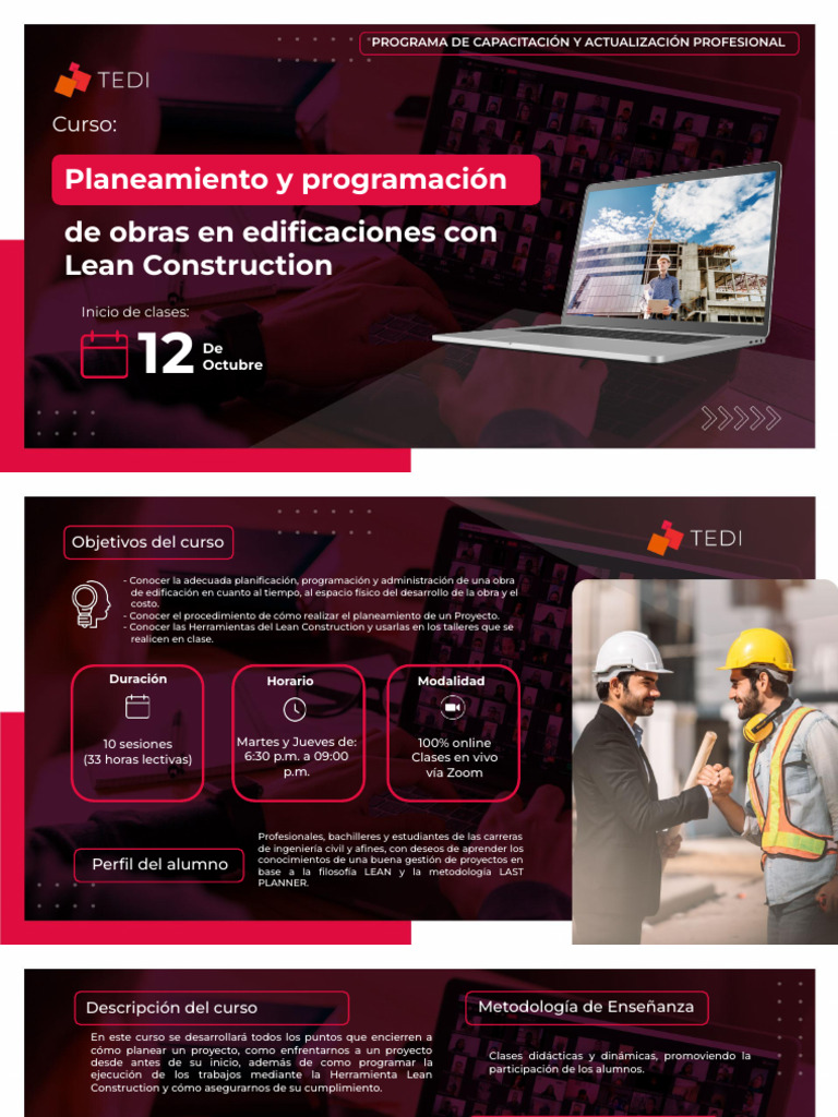 Planeamiento y Programación de Obras en Edificaciones - OCT - Preventa 1 | PDF | Presupuesto ...