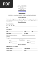 Knights of Columbus Membership Form 100 | PDF | Catholic Church | Faith