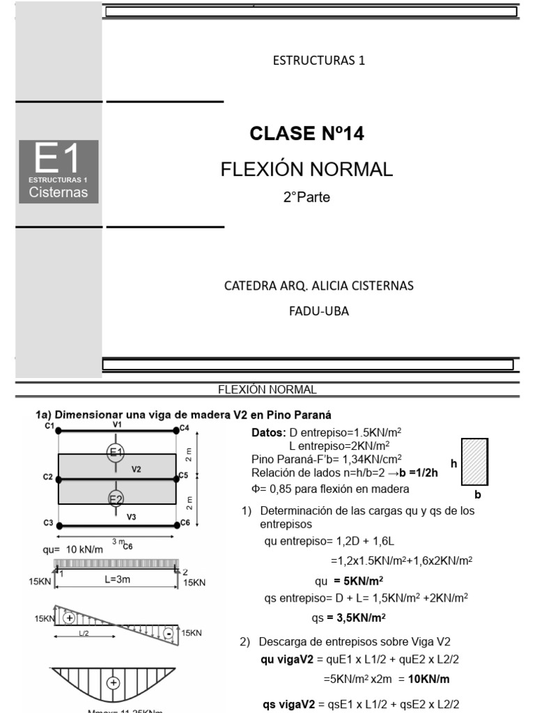 T14-Flexión Normal-2°Parte | Descargar gratis PDF | Doblar | Ingeniería mecánica