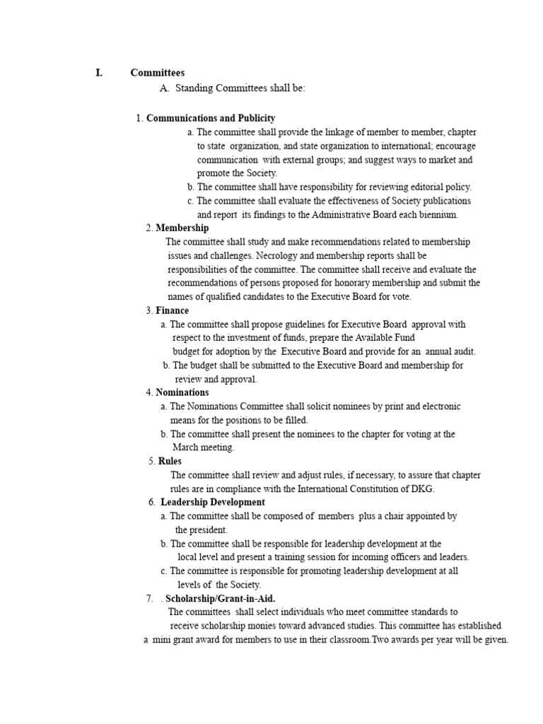 Committee Responsibilities 2 | PDF | Committee | Board Of Directors
