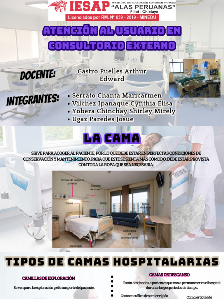 Cama Unidad Del Paciente | PDF | Colchón | Lecho