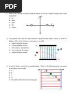 Potential Difference Problems | PDF | Voltage | Electric Field