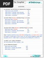 TAX RATE Card 2025-26 | PDF | Capital Gain | Taxes