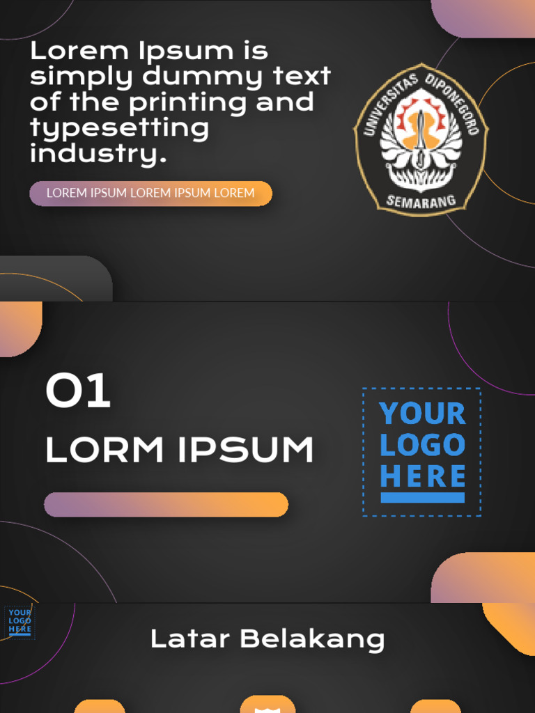 Template PPT 1 | Download Free PDF | Tullii