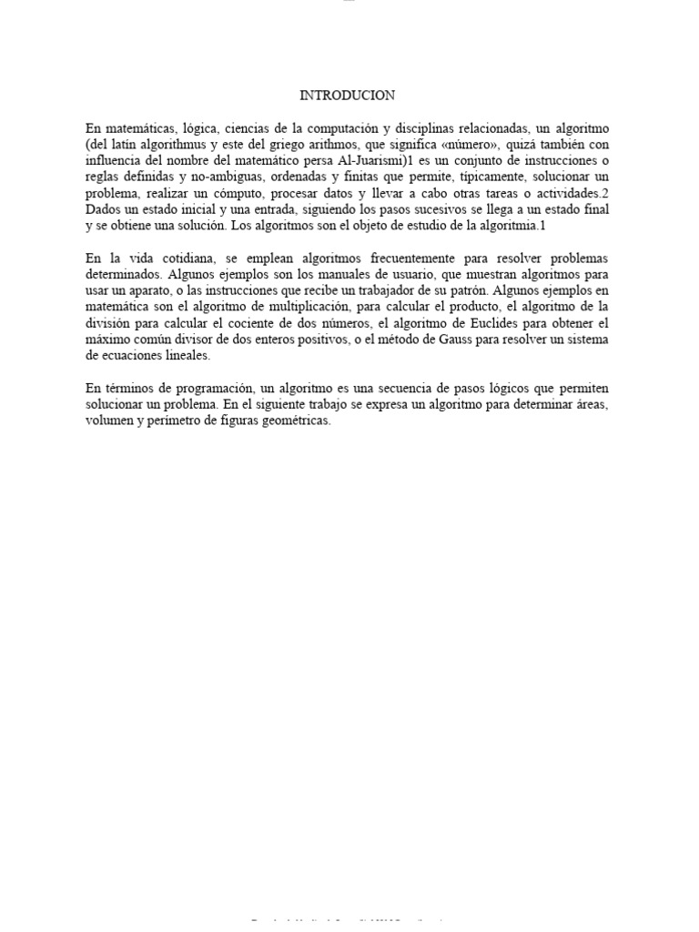 Algoritmo para El Calculo de Areas y Volumenes Ga2 2402015 28 Aa4 Ev01 Removed | PDF ...