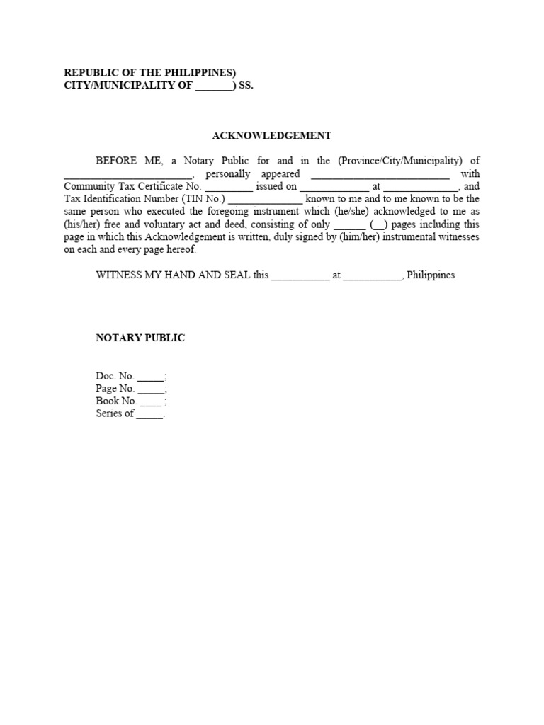 Acknowledgement | PDF