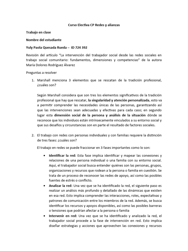 Trabajo en Clase Curso Electiva CP Redes y Alianzas - Desarrollado ...