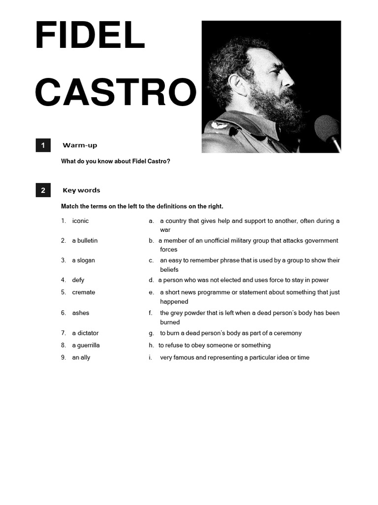 Fidel Castro | PDF | Fidel Castro | Cuba