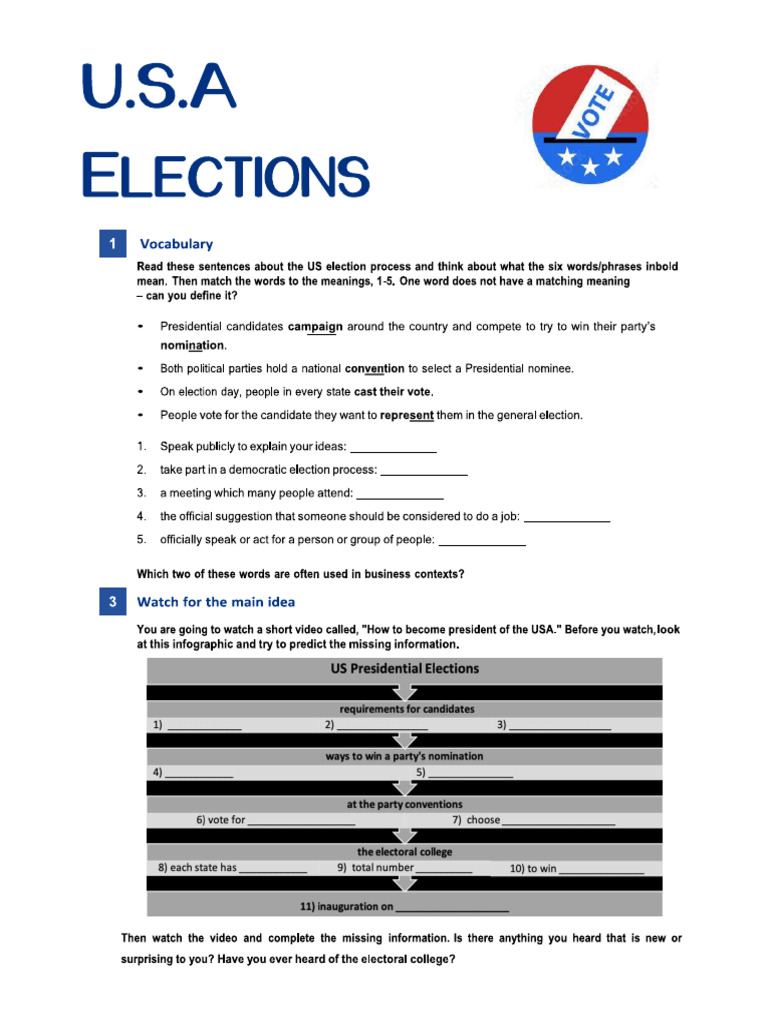 U.S.A Elections | PDF