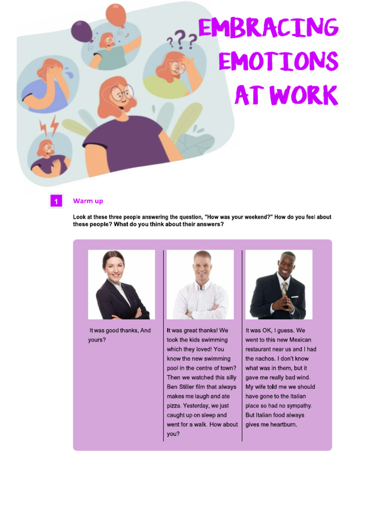 Emotions at Work | PDF