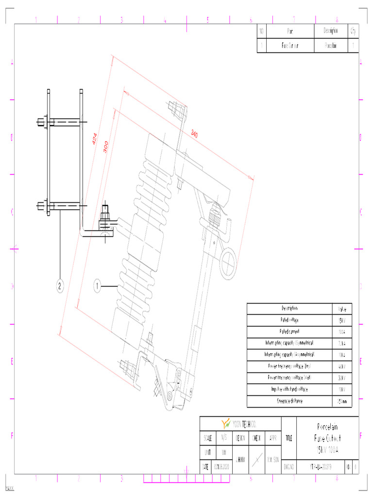 FCO 15kV 100A Porcelain | PDF