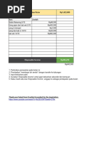 Template Spreadsheet Kaluna - Home Sweet Loan | PDF