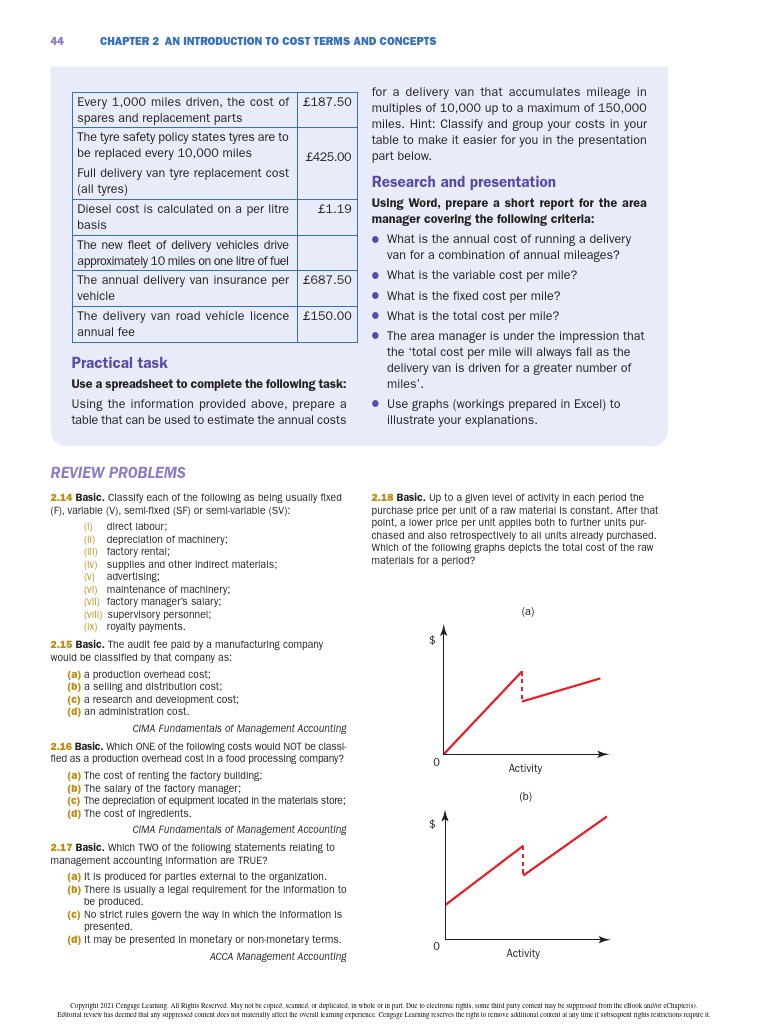 Chapter 2 Exercises | PDF | Cost | Value Added Tax