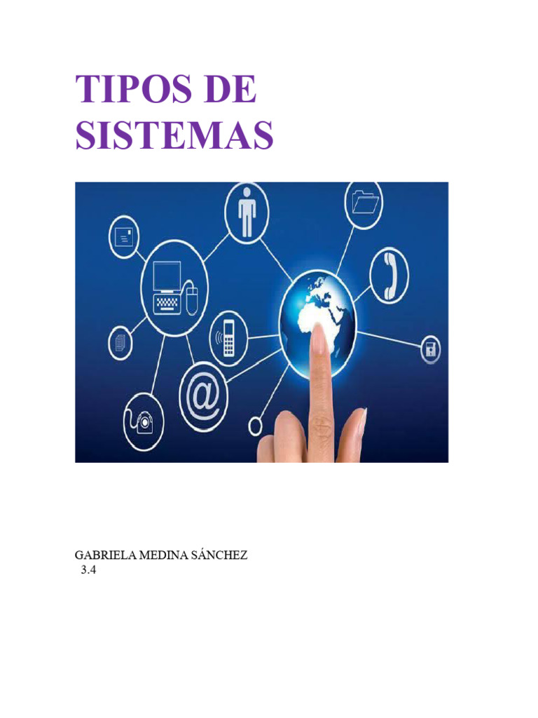 Tipos de Sistemas | PDF | Sistema | Entorno natural