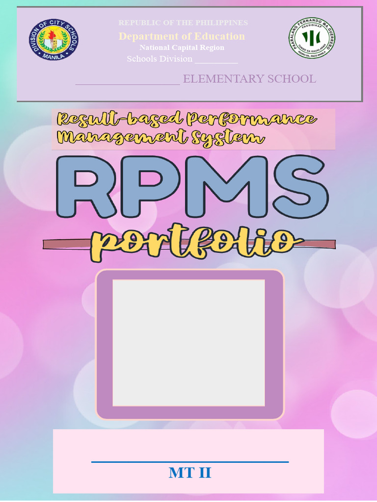 Rpms 2023-2024 Portfolio Mti-Iv - For Sharing | PDF | Mentorship | Learning