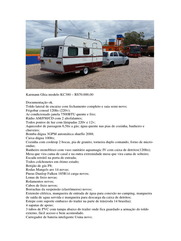 Karmann Ghia Modelo KC380 | PDF