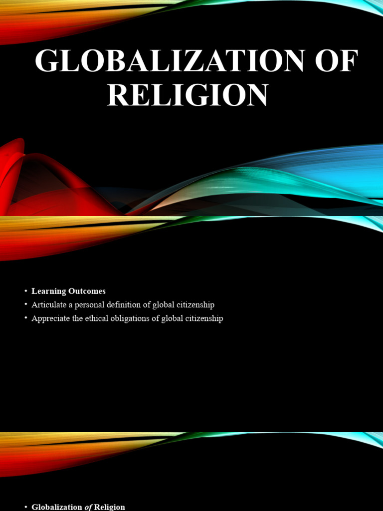 MODULE 9 Globalization of Religion | PDF | Jihadism | Globalization