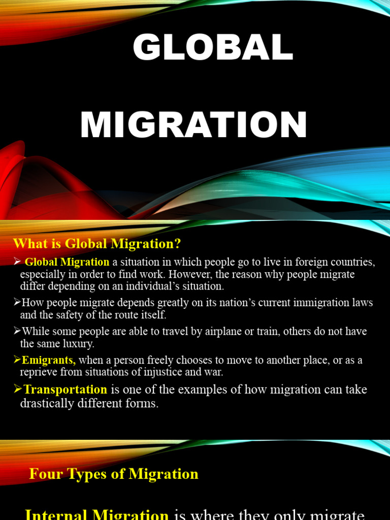 Module 12 Global Migration | PDF | Human Migration | Immigration
