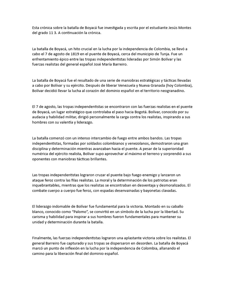 CR Ónica | PDF | Batallas | Guerra