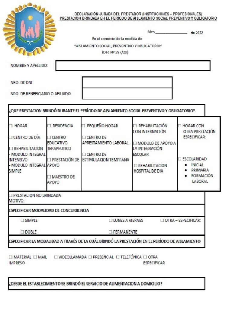 Planilla de Asistencia POLICIA FEDERAL | PDF