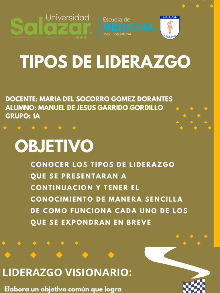 Manuel Garrido #8 1a, Tipos de Liderazgo Expocision | PDF