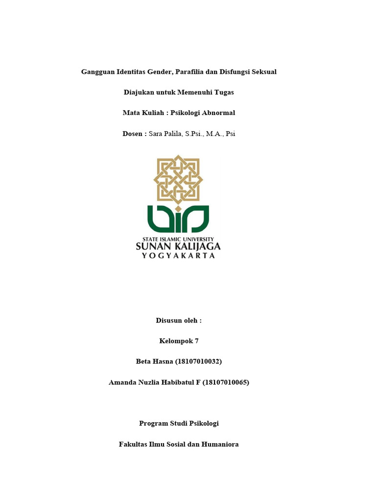 Perilaku Seksual Yang Normal Dan Abnormal | PDF