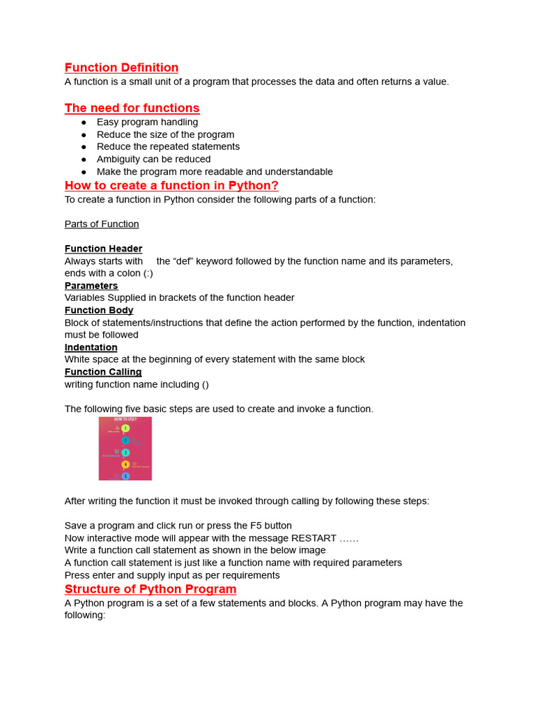Chapter 3 Working With Functions Pdf Parameter Computer Programming Scope Computer