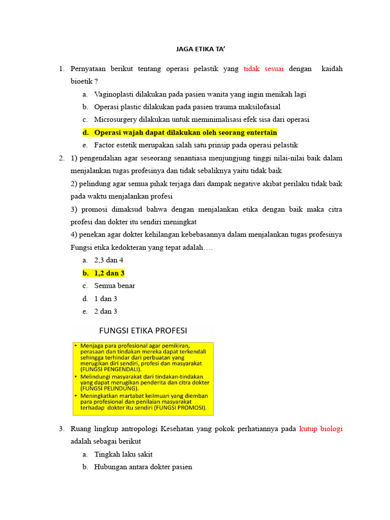 BIOETIK MANTAP Salinan | PDF | Sains & Matematika