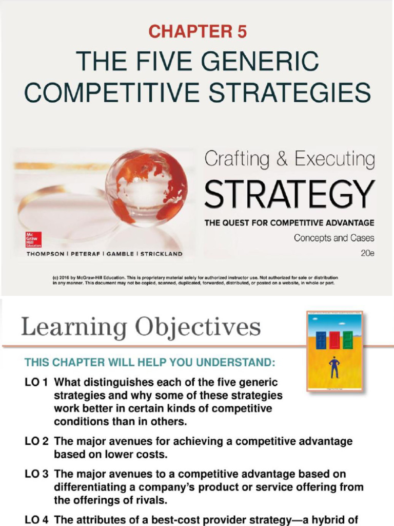 The Five Generic Competitive Strategy | PDF