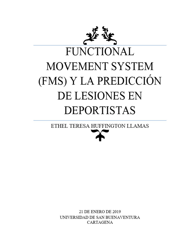 Functional Movement System - Ethel Huffington - 2019 | PDF | Rodilla | Tobillo