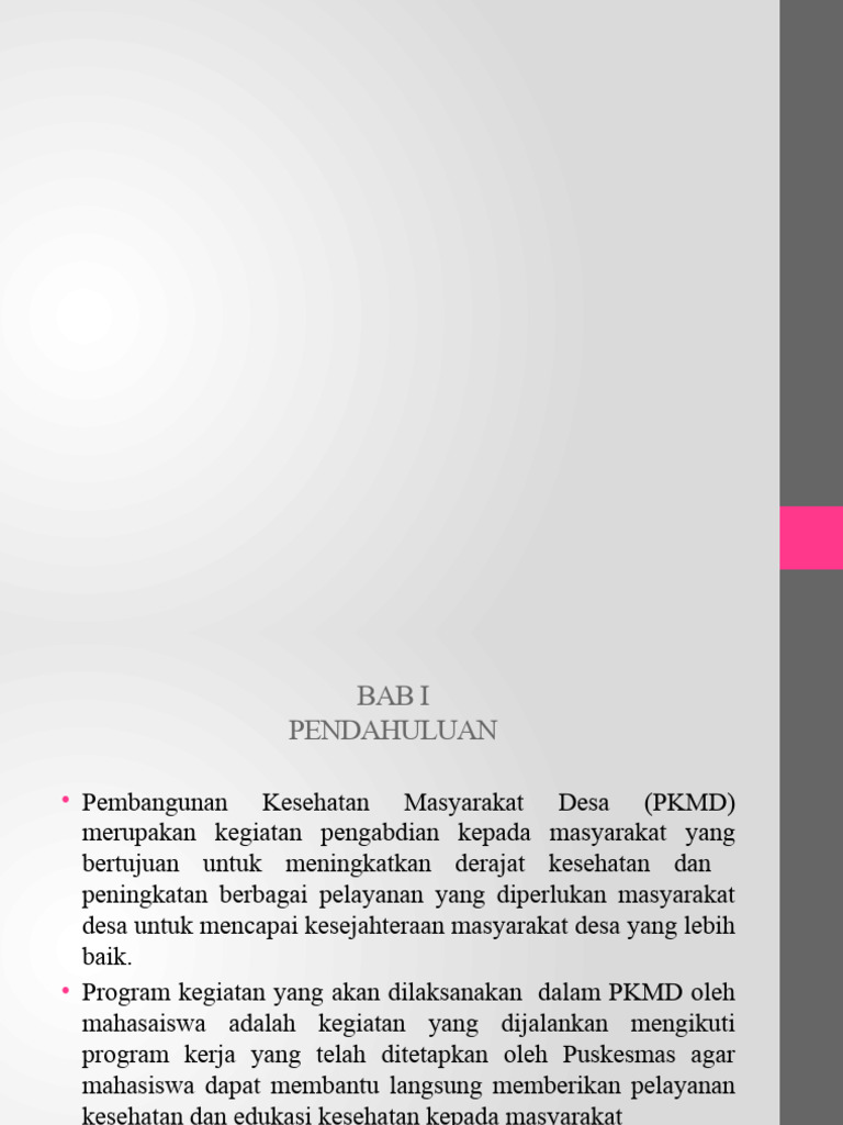 PKMD Karang Mulya Baru | PDF | Pengembangan Diri