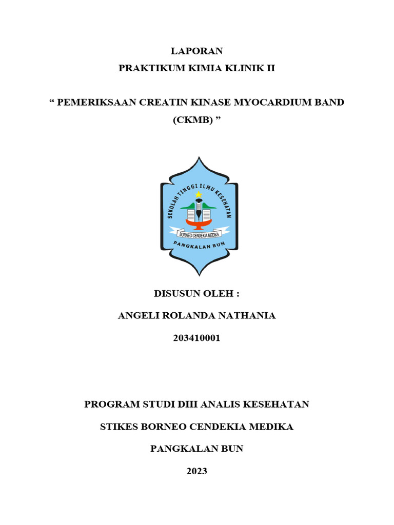 Pemeriksaan CKMB | PDF | Kesehatan Holistik