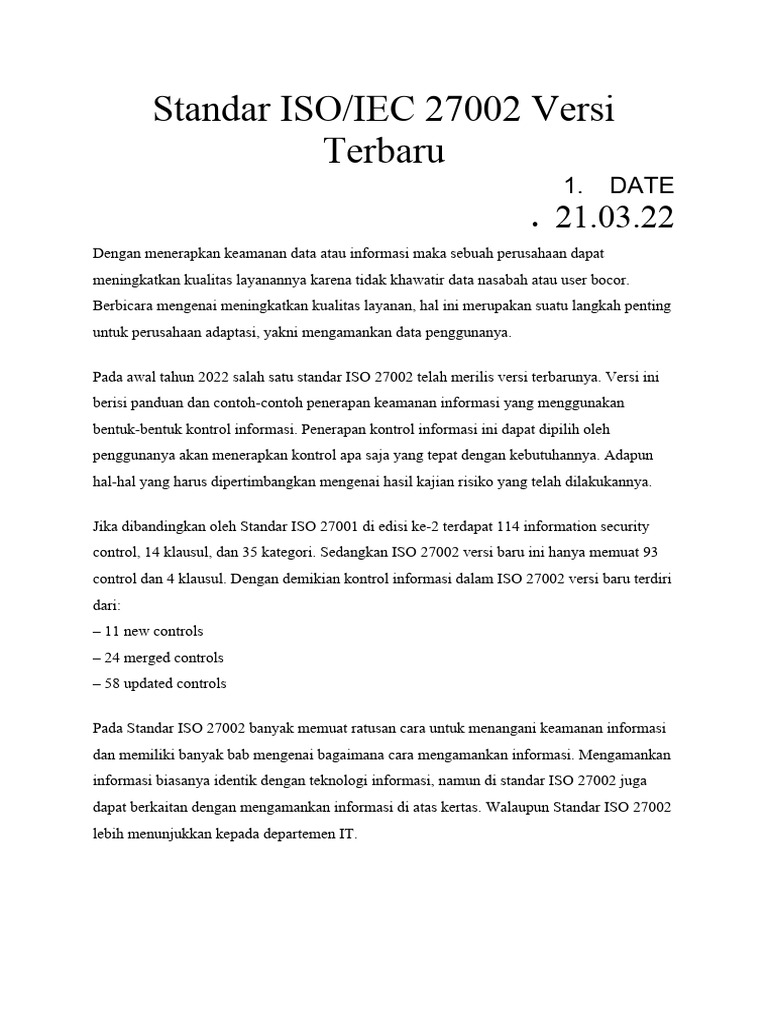 Fungsi ISO 27002 | PDF