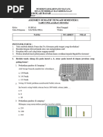 Soal Sumatif Tengah Semester 1 BAHASA INDONESIA Kelas 2 SD | PDF