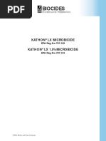 Kathon CG Tds | PDF | Microbiology