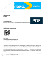 Accenture Offer Letter Sample | PDF