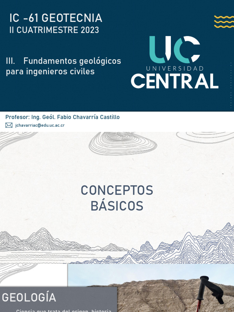 Clase 2. Fundamentos Geológicos | PDF | Roca (geología) | Meteorización