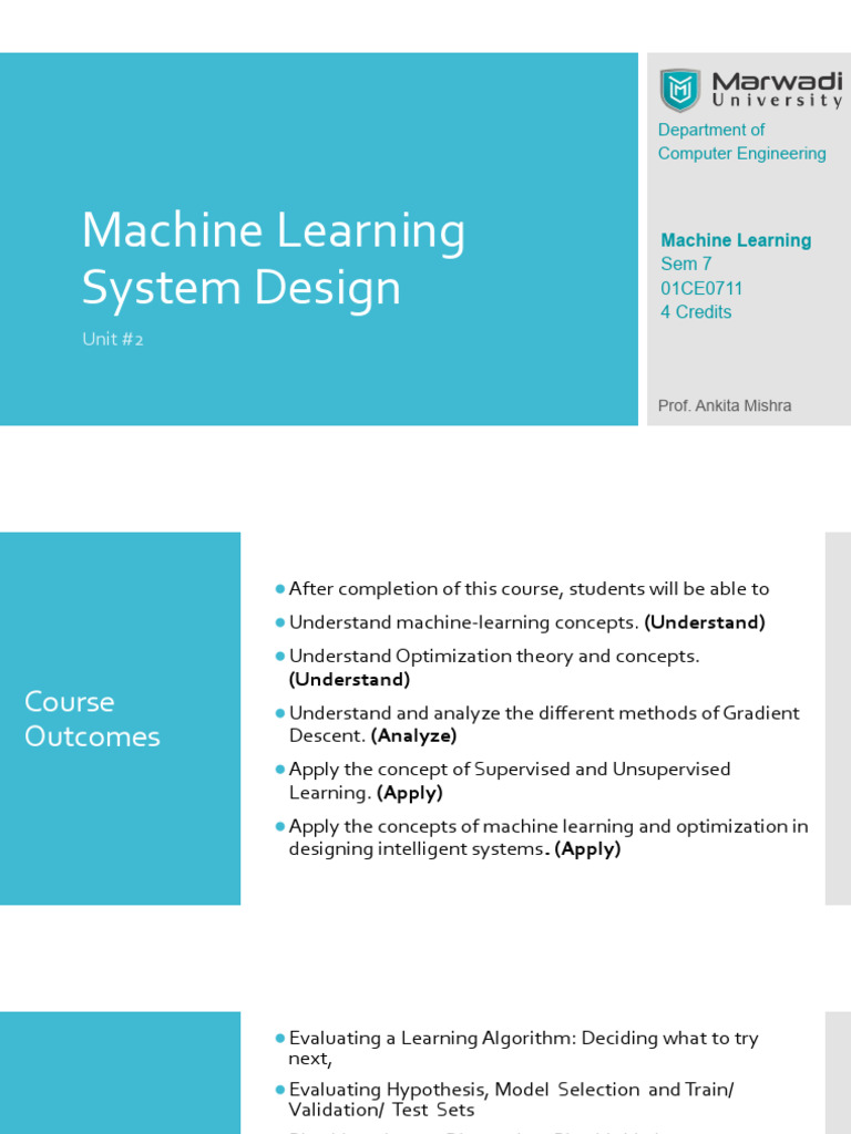 ML MU Unit 2 | PDF | Support Vector Machine | Machine Learning