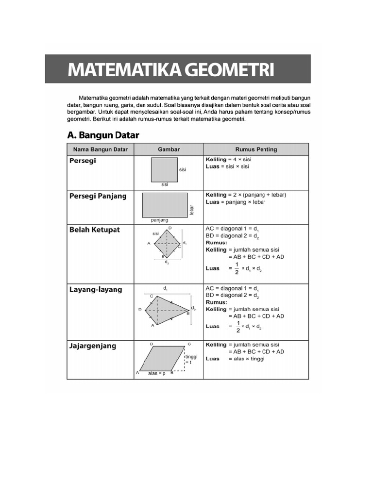 Materi Geometri | PDF