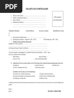Indane KYC | PDF | Identity Document | Official Documents