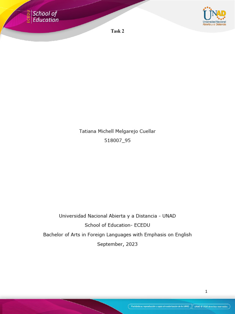 Task 2 - English II | PDF