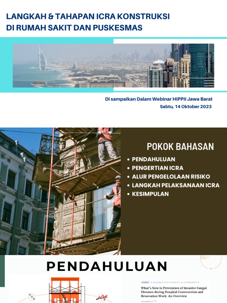 Langkah - Tahapan ICRA Konstruksi Di Rumah Sakit Dan Puskesmas - PPTX ...