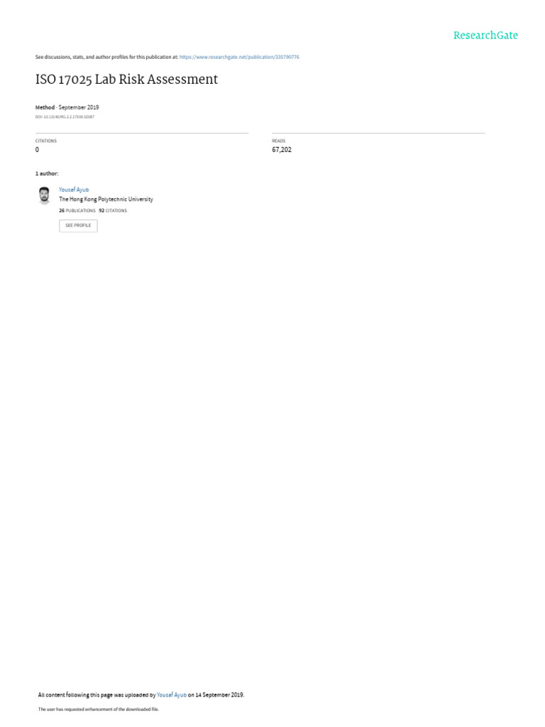 ISO_17025_Lab_Risk_Assessment | PDF