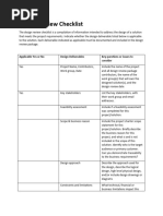 Critical Design Review Checklist | PDF | Risk | Prototype