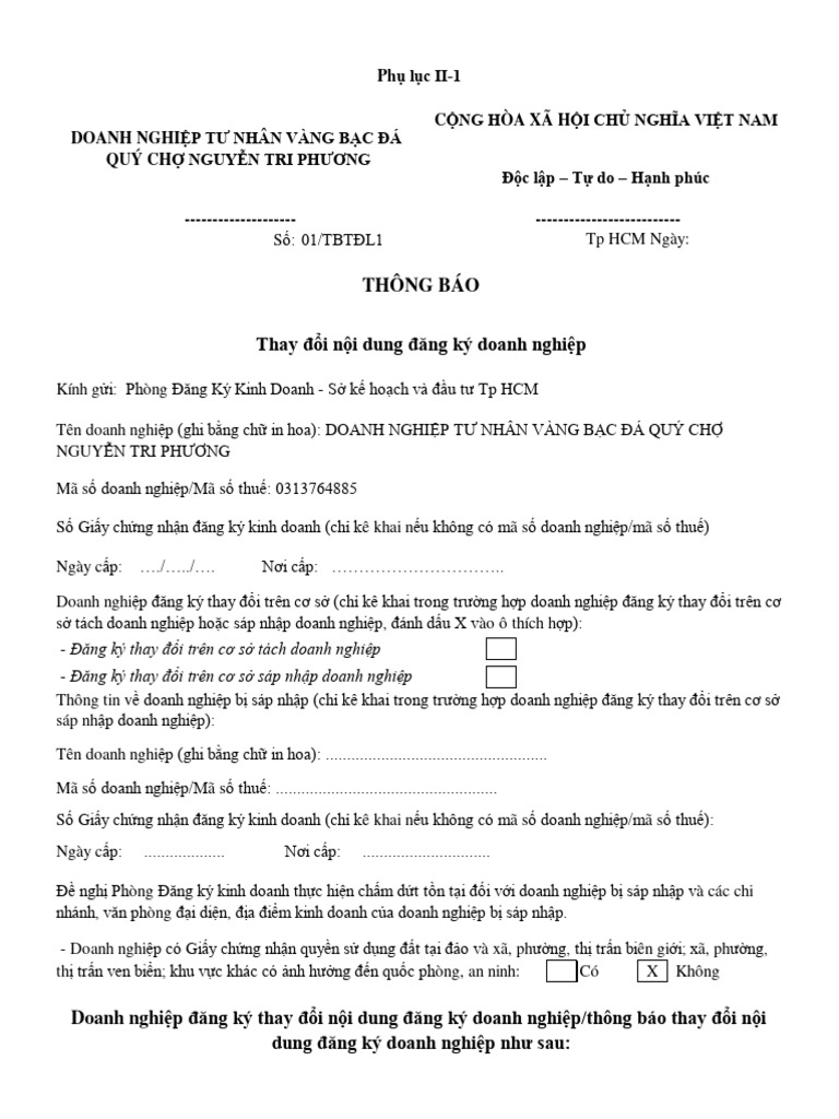 PLII-1 NguyenTriPhuong DNTN L1 TS, DDPL | PDF