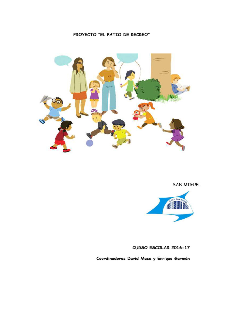 Proyecto El Patio de Recreo | PDF