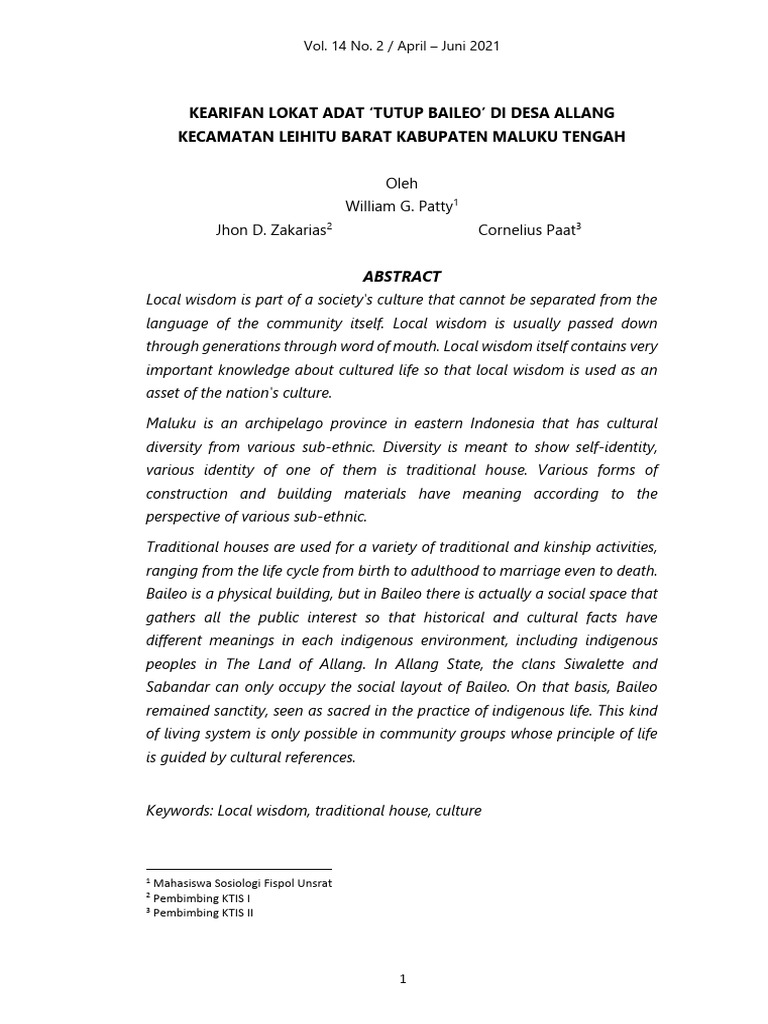 JM holistik,+Jurnal+William2 | PDF | Indonesia