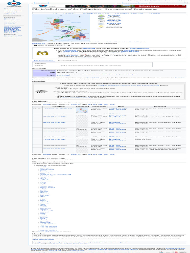 FileLabelled Map of The Philippines - Provinces and Regions - PNG ...