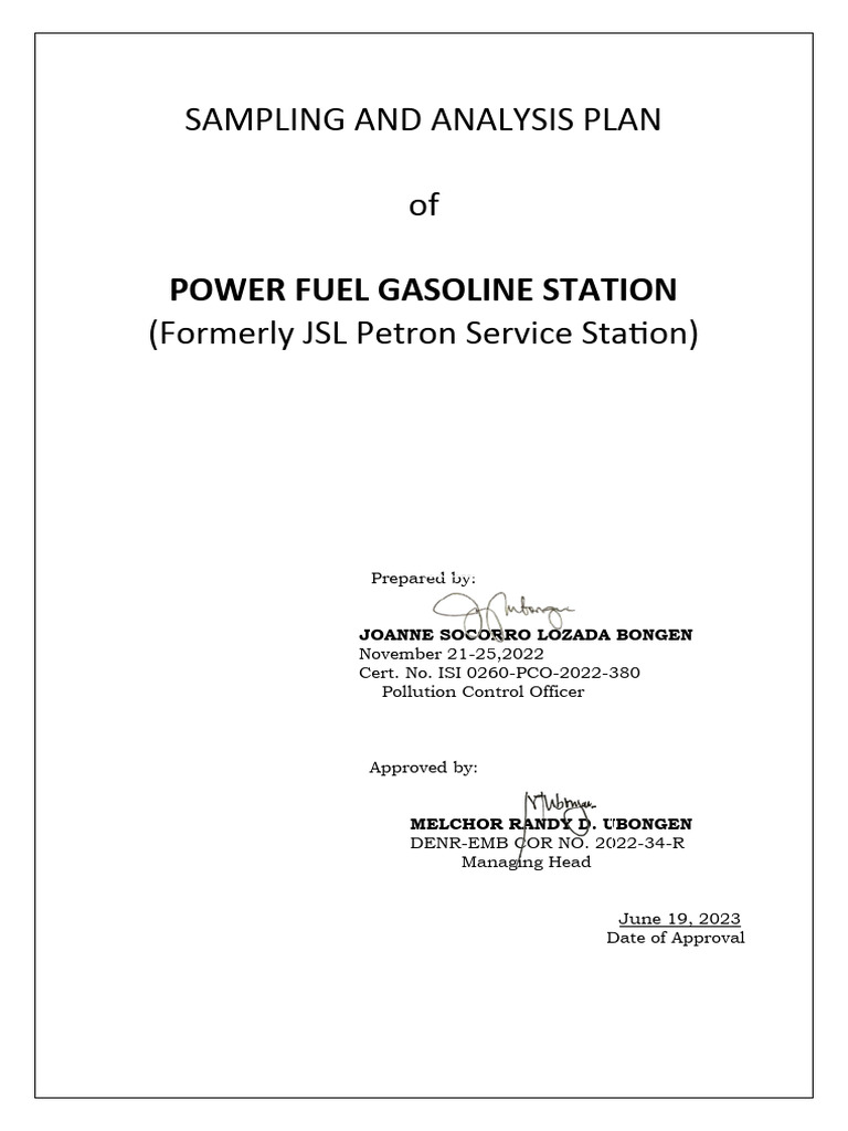 SA Plan Template | PDF