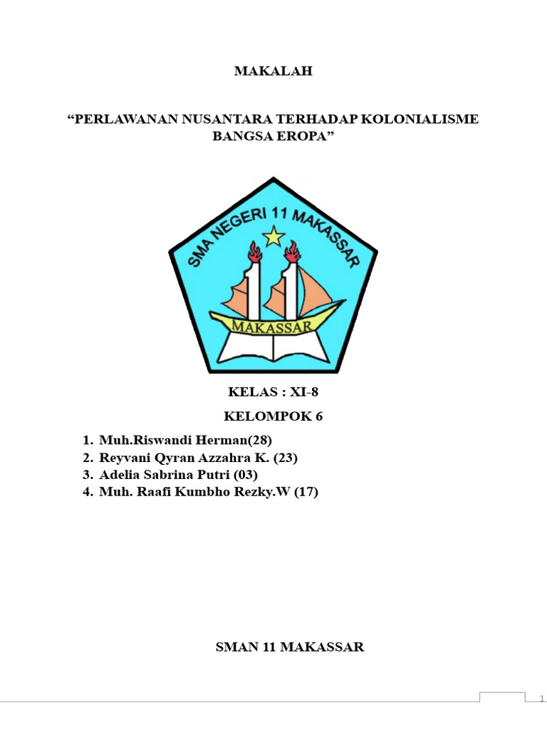 Makalah Sejarah-Klp 6 | PDF